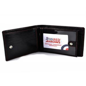 Red Arrows Eclat Crest Wallet Inc Coin Purse Open - Reds Merchandise