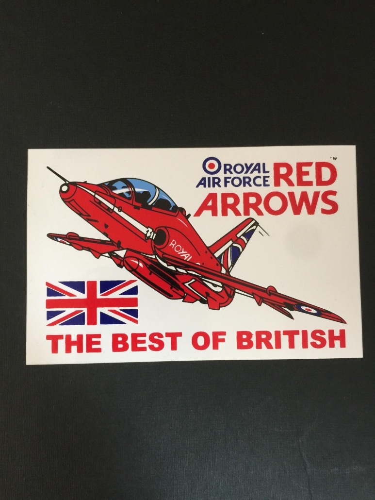 Buy Red Arrows Best of British Car Sticker - The Reds Merchandise