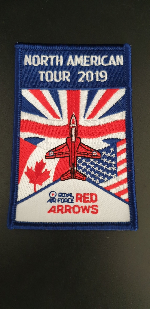 Buy Red Arrows North American Tour 2019 Patch - The Reds Merchandise