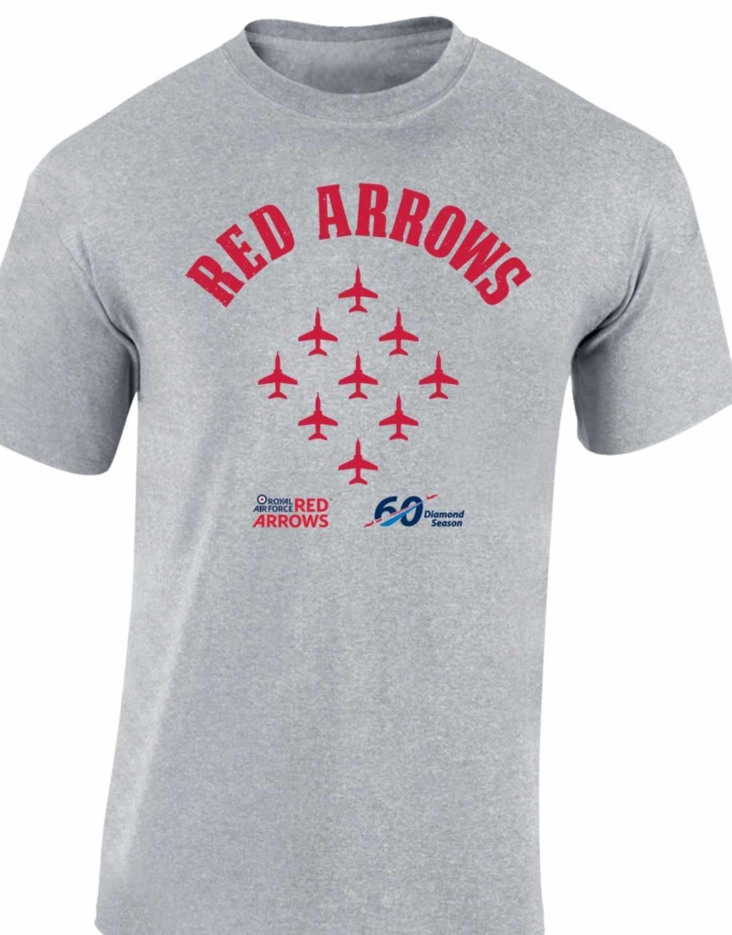Buy Red Arrows Diamond 60th Anniversary T-Shirt Online!